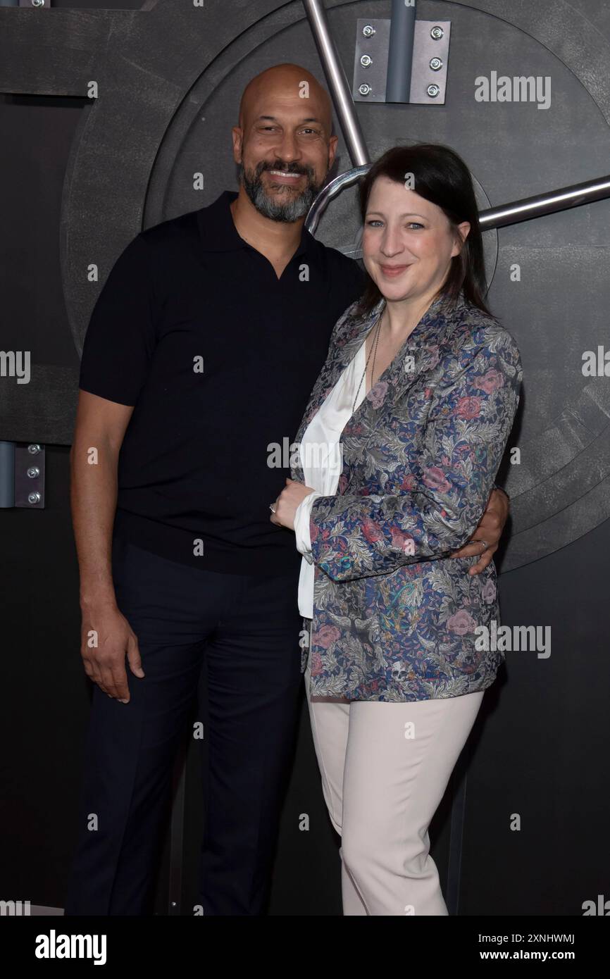 NEW YORK, NEW YORK - JULY 31: Keegan-Michael Key and Elle Key attend ...