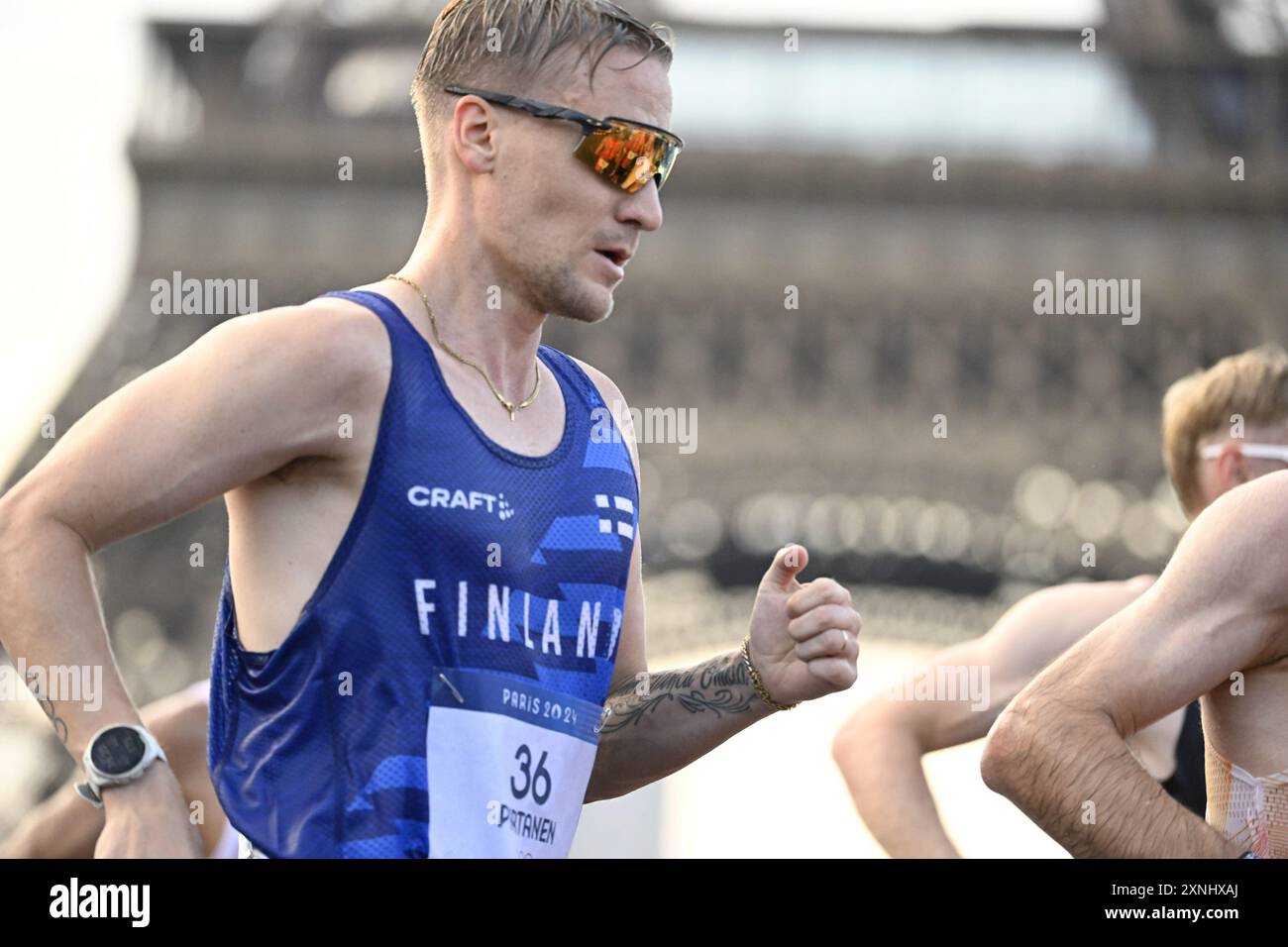 Paris, France. 01st Aug, 2024. Aku Partanen of Finland competes during ...