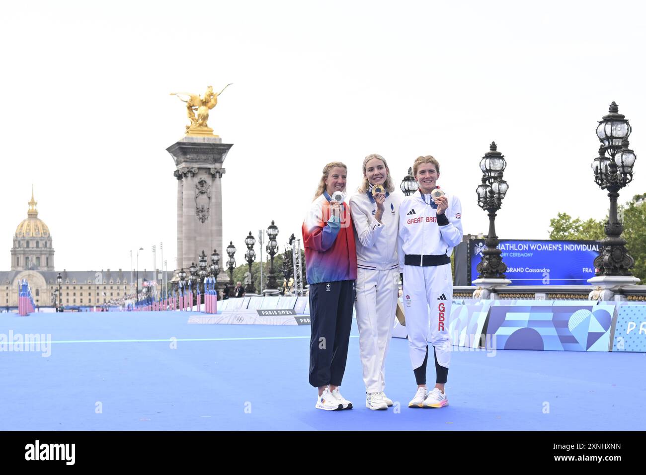Julie Derron (SUI) Silver medal, Cassandre Beaugrand (France) Gold ...