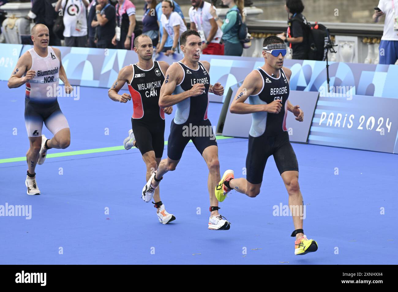 Pierre Le Corre and Leo Bergere (FRA), Tyler Mislawchuk (CAN), Kristian ...