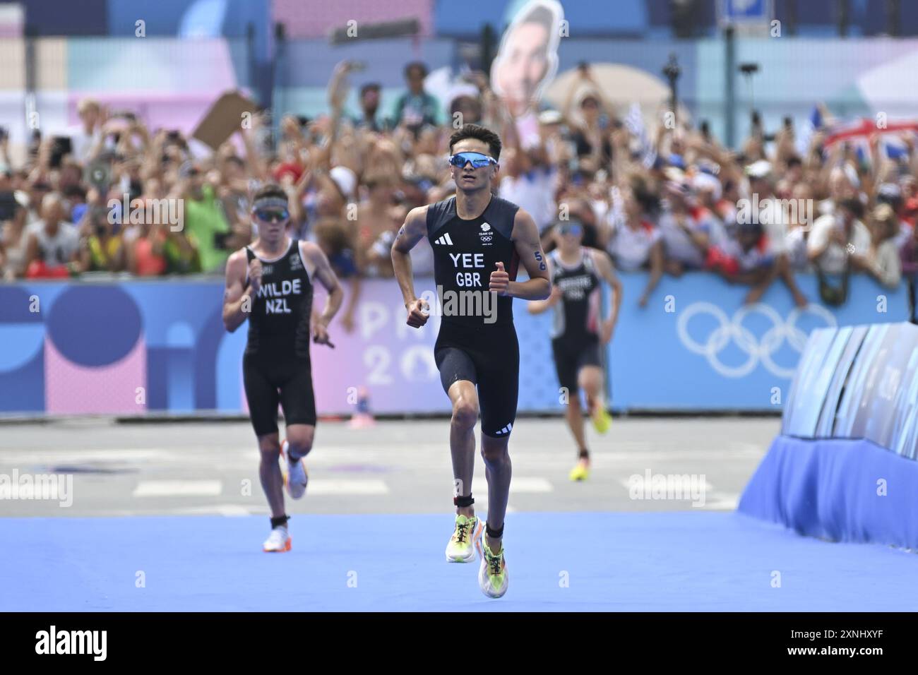 Alex Yee (GBR) Gold medal, Triathlon, Men's Individual during the ...