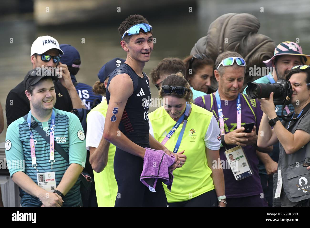 Alex Yee (GBR) Gold medal, Triathlon, Men's Individual during the ...