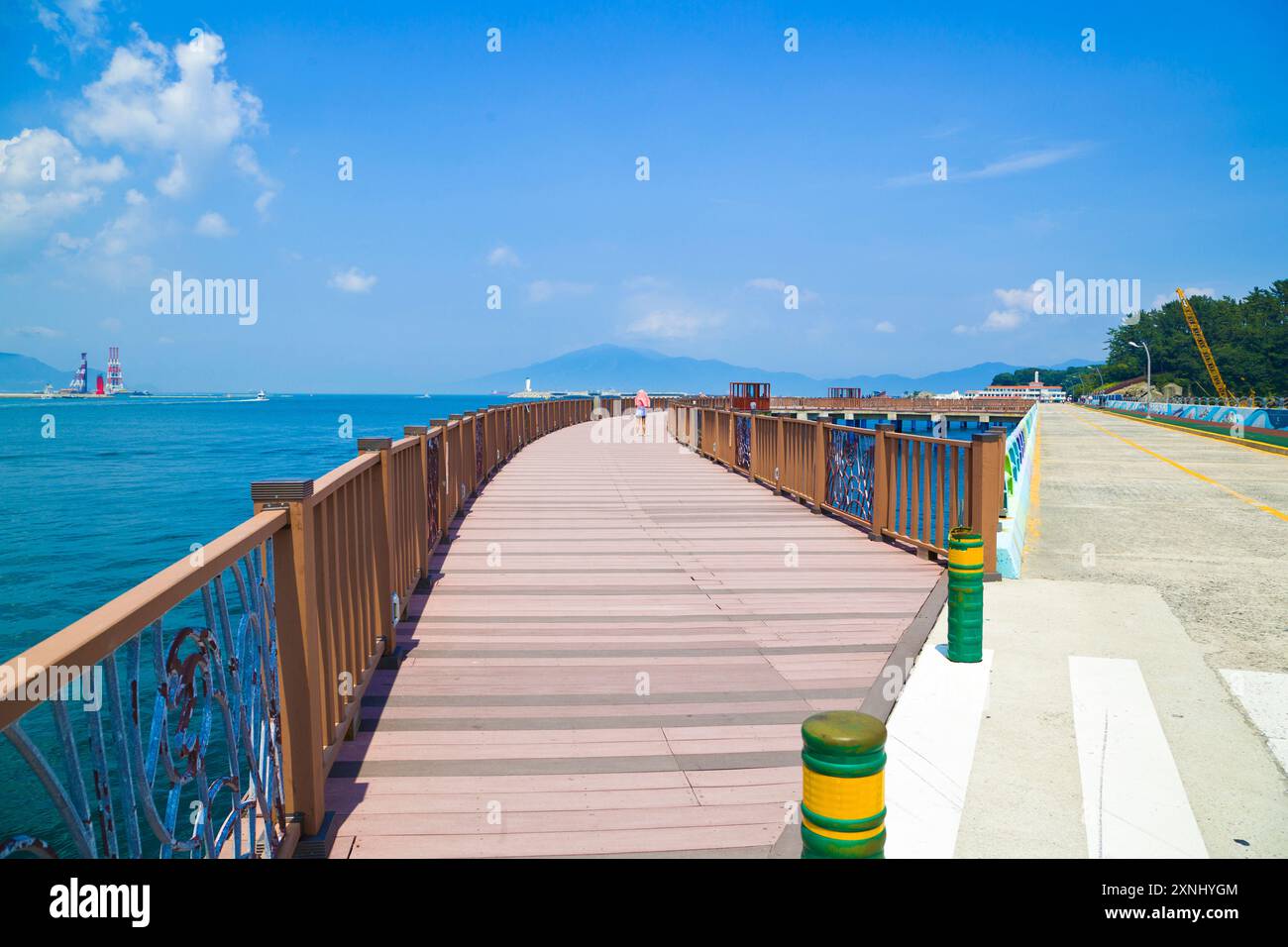 Beautiful view of Odongdo island, Yeosu city, South Korea Stock Photo ...
