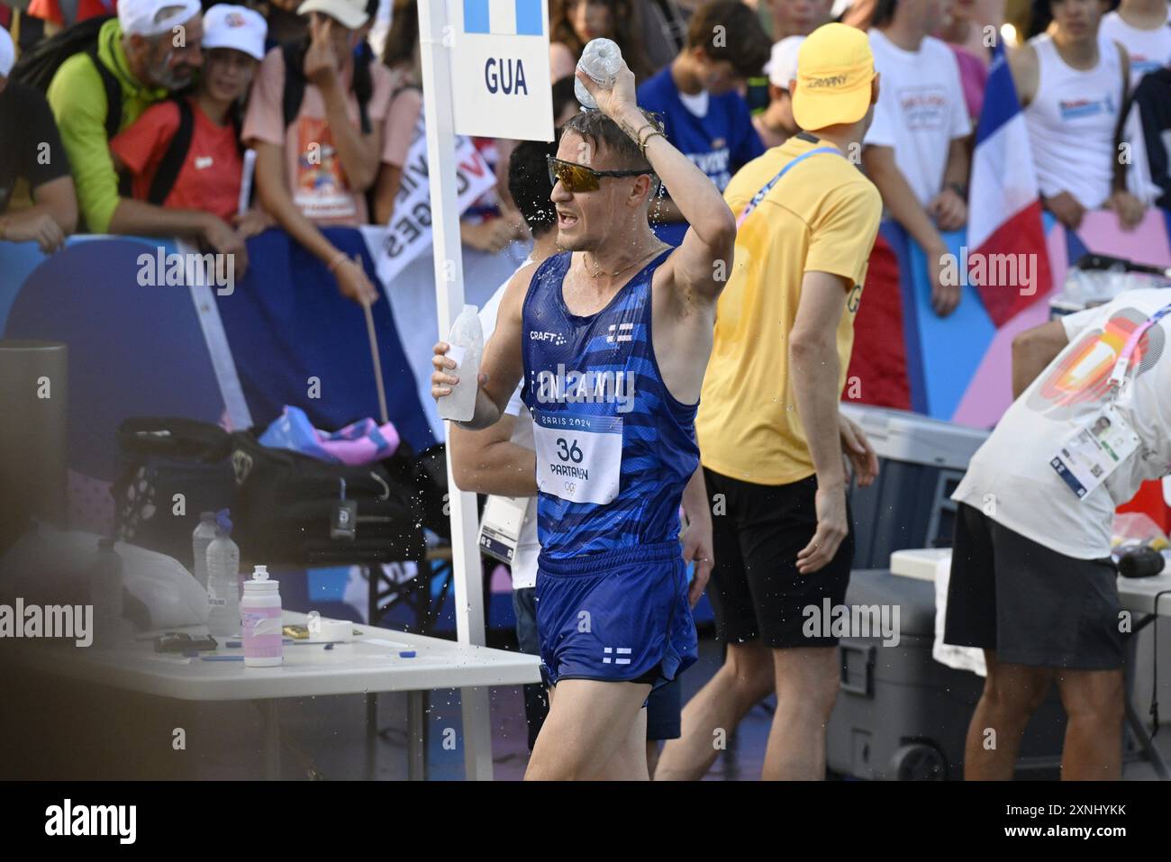 Paris, France. 01st Aug, 2024. Aku Partanen of Finland competes during ...