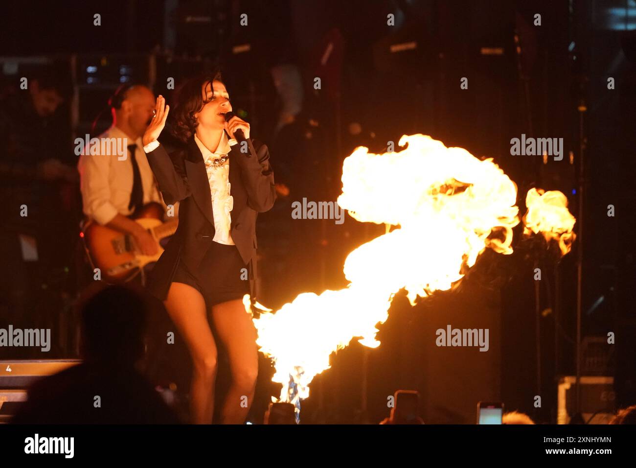 ISTANBUL, TURKIYE - APRIL 23, 2024: Turkish Singer Zeynep Bastik ...