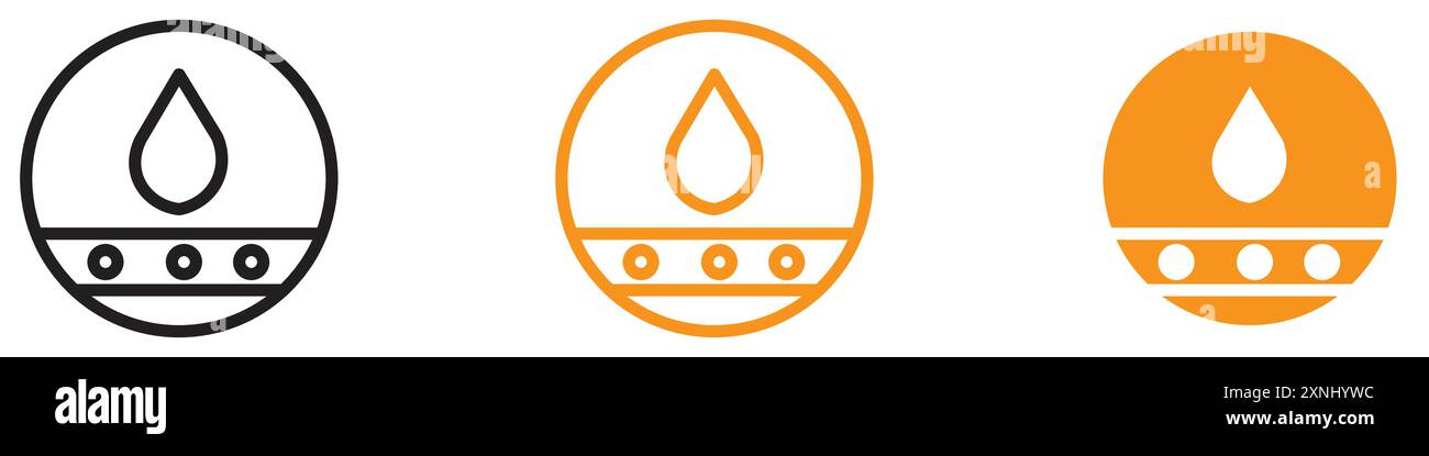 Breathable sweat absorption icon web design logo set collection in flat ...