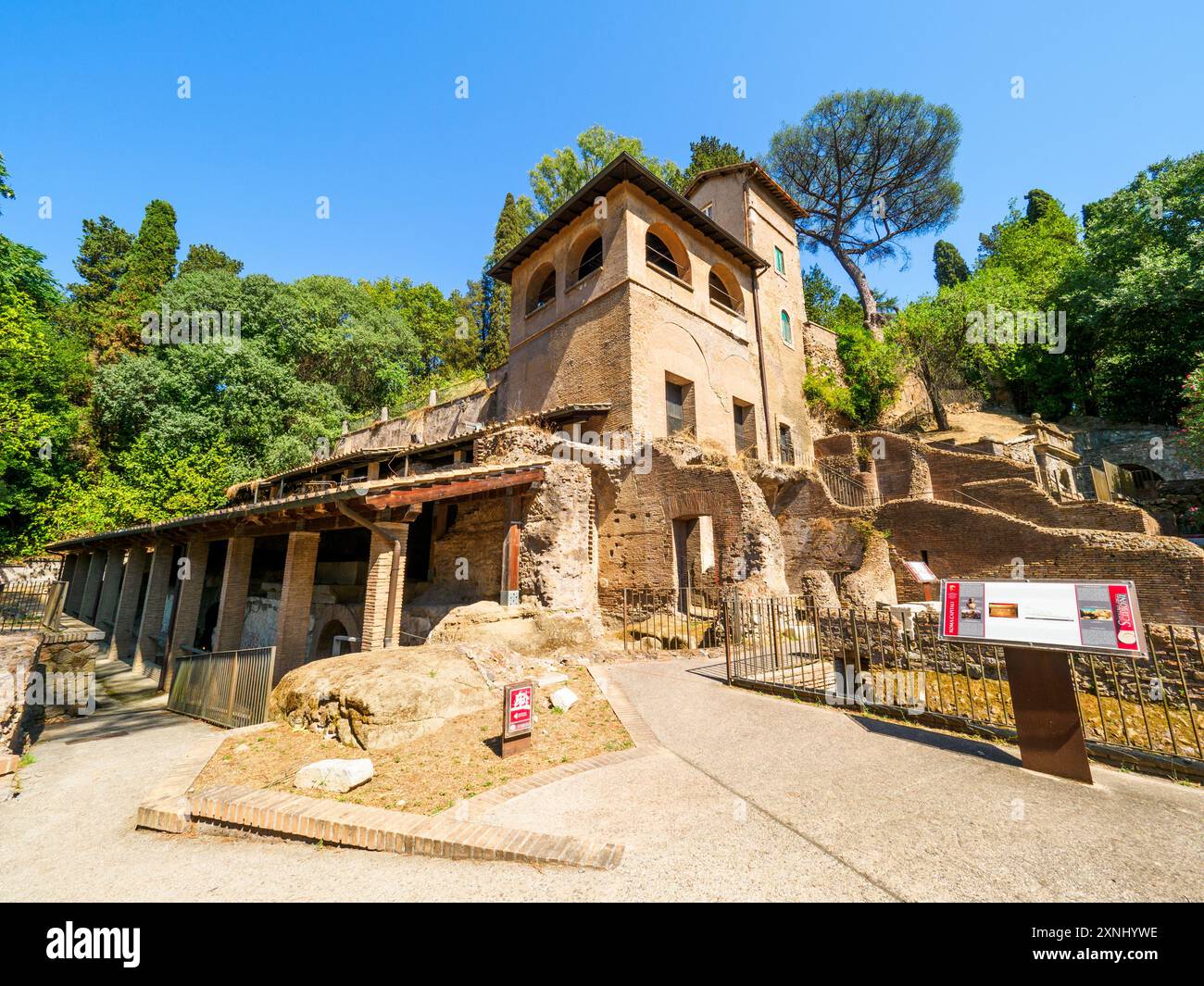 Entrance to the tomb of the Scipios, one of the most illustrious family ...