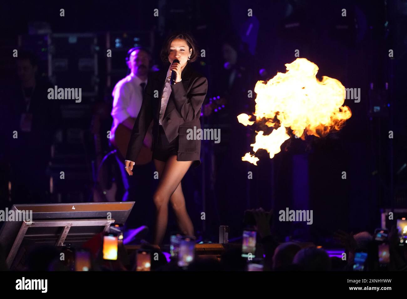 ISTANBUL, TURKIYE - APRIL 23, 2024: Turkish Singer Zeynep Bastik ...