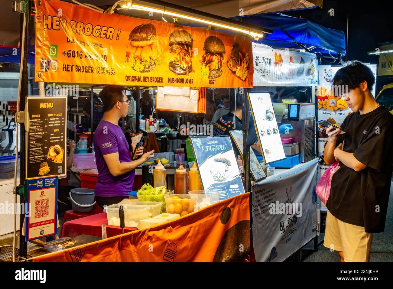 Food stall malaysia hi-res stock photography and images - Alamy