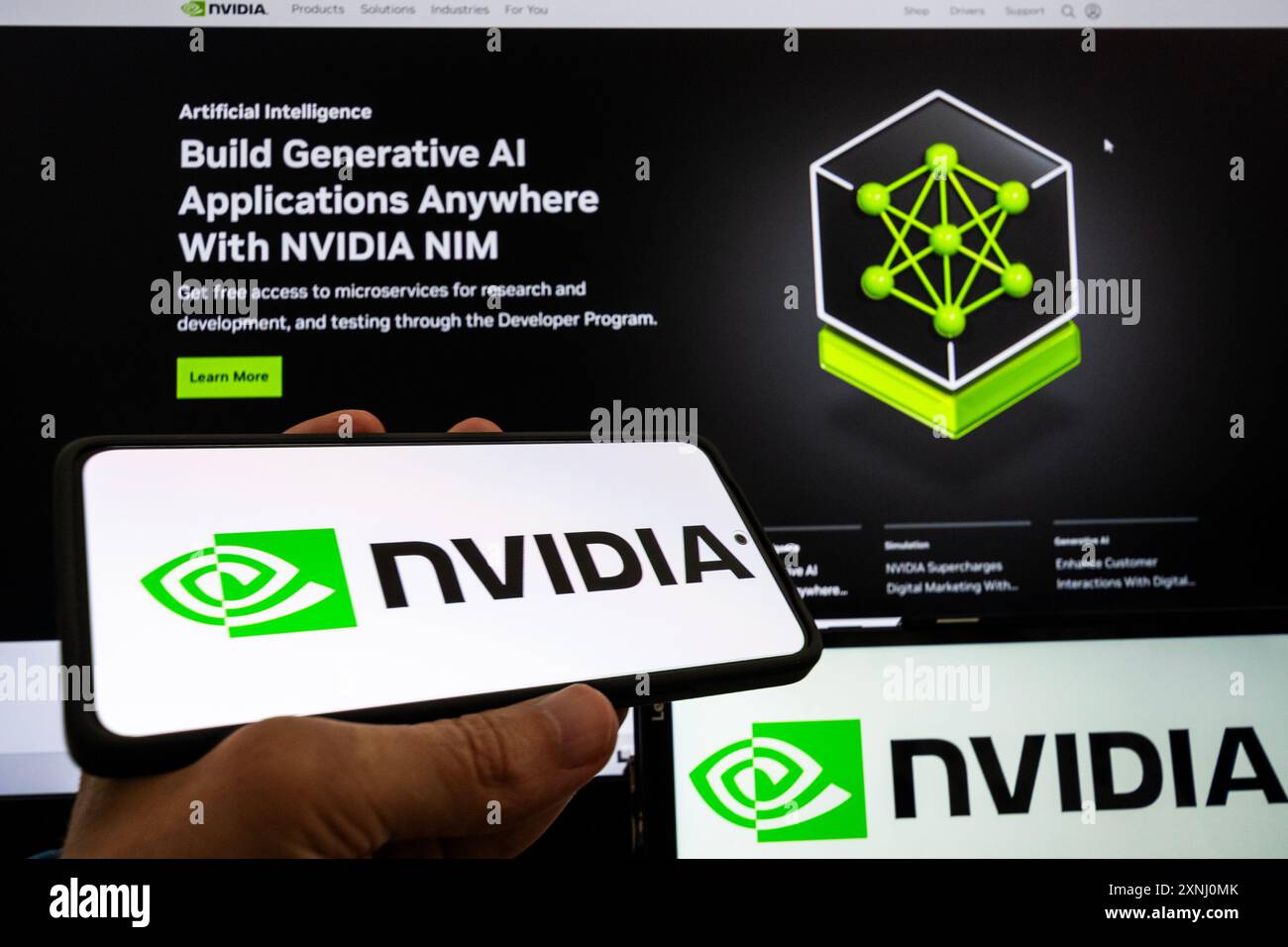 Nvidia corporation common stock hi-res stock photography and images - Alamy