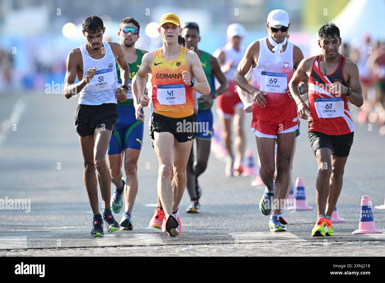 Paris, France. 01st Aug, 2024. Paris 2024, Olympics, athletics, 20 km ...