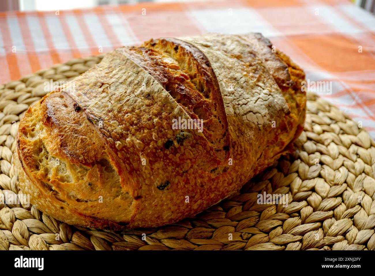 Crusty artisan sourdough bread close hi-res stock photography and ...