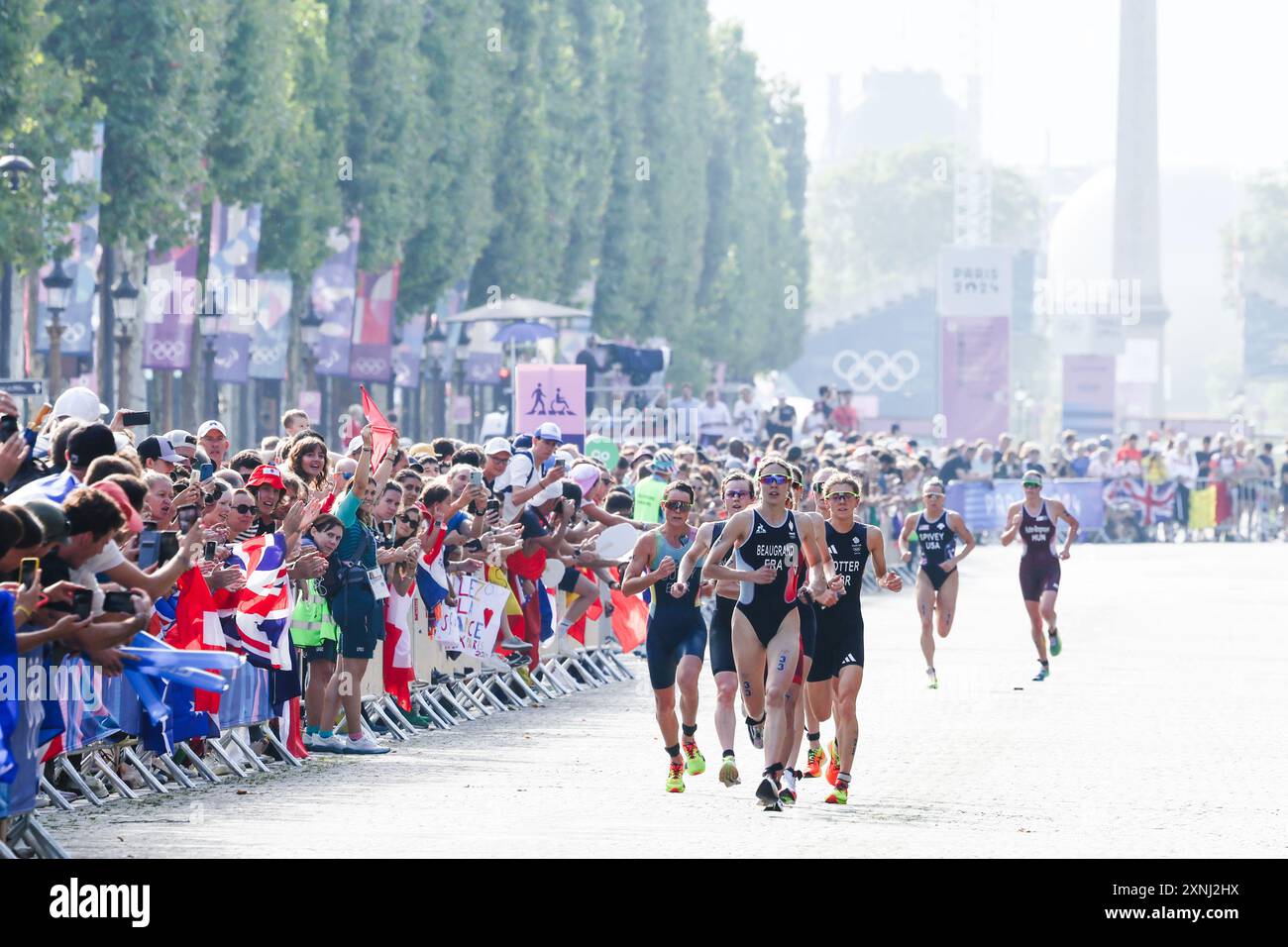 General view, JULY 31, 2024 - Triathlon : Women's Individual during the ...