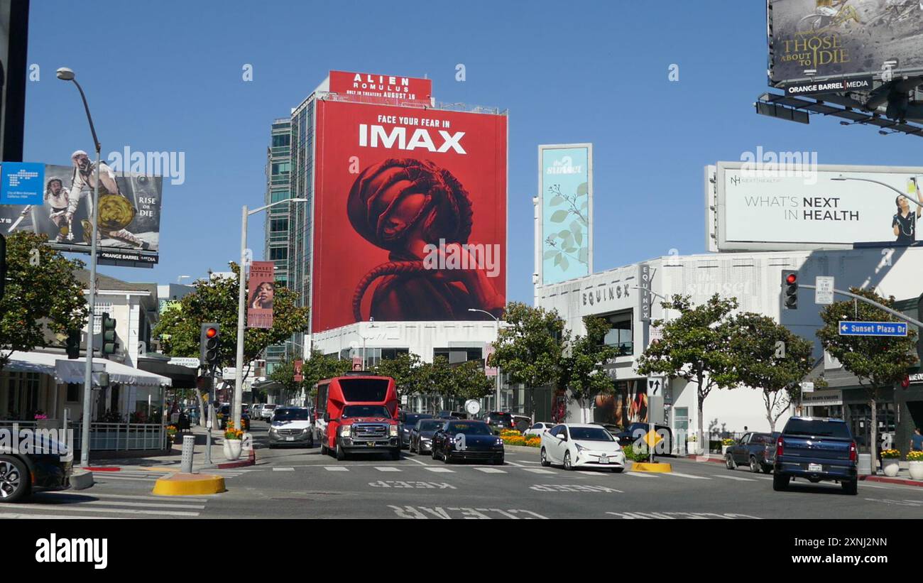 Los Angeles, California, USA 31st July 2024 Alien Romulus Billboard on ...
