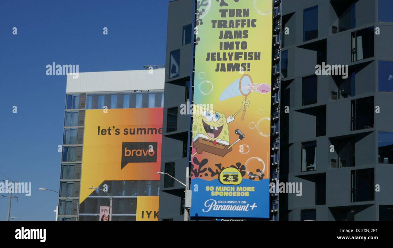 Los Angeles, California, USA 31st July 2024 SpongeBob Squarepants ...