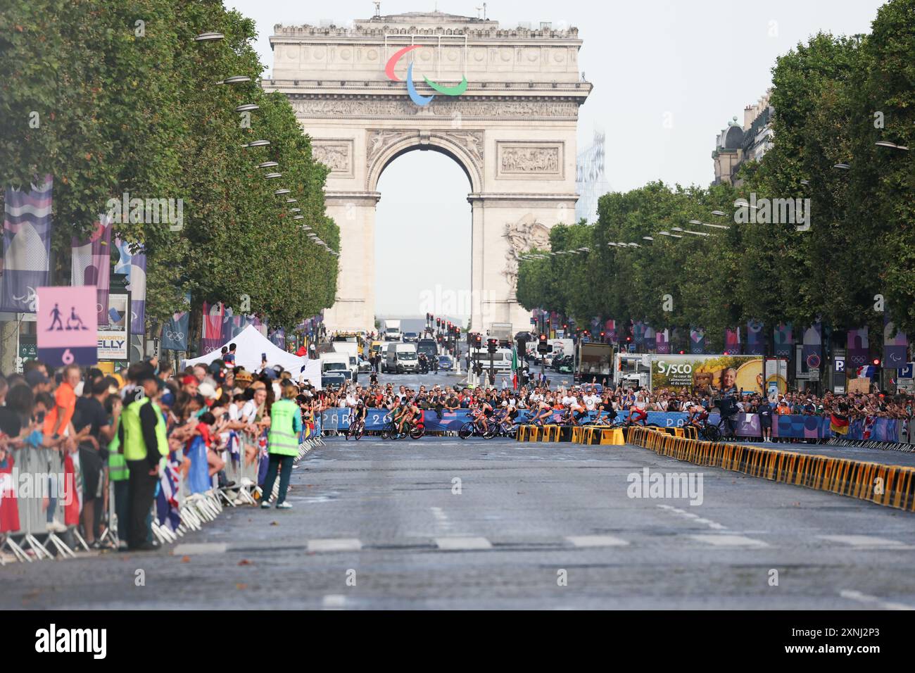 Paris, France. 31st July, 2024. General view Triathlon : Women's ...
