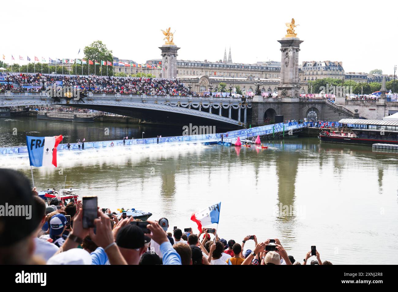 Paris, France. 31st July, 2024. General view Triathlon : Men's ...