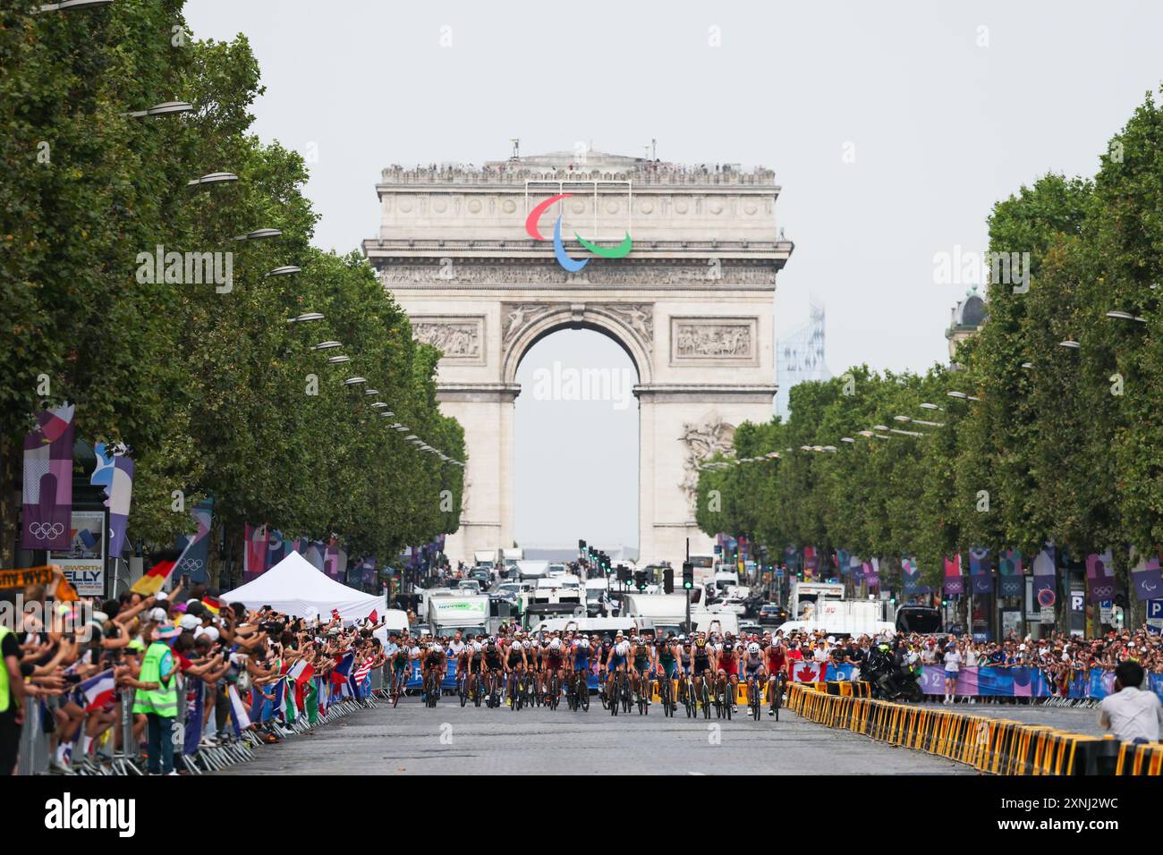 Paris, France. 31st July, 2024. General view Triathlon : Men's ...