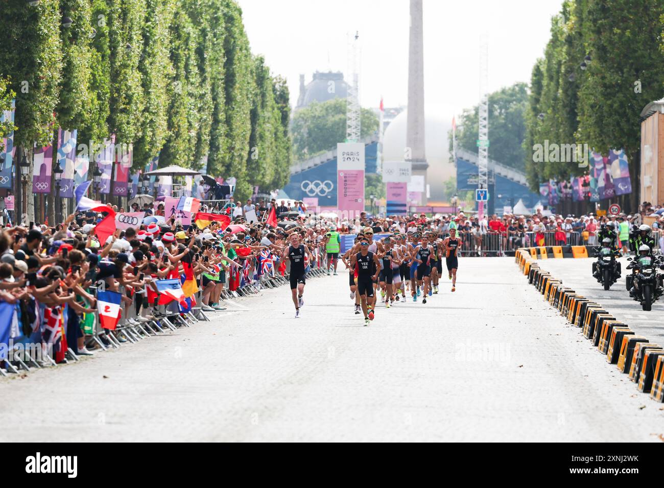 Paris, France. 31st July, 2024. General view Triathlon : Men's ...