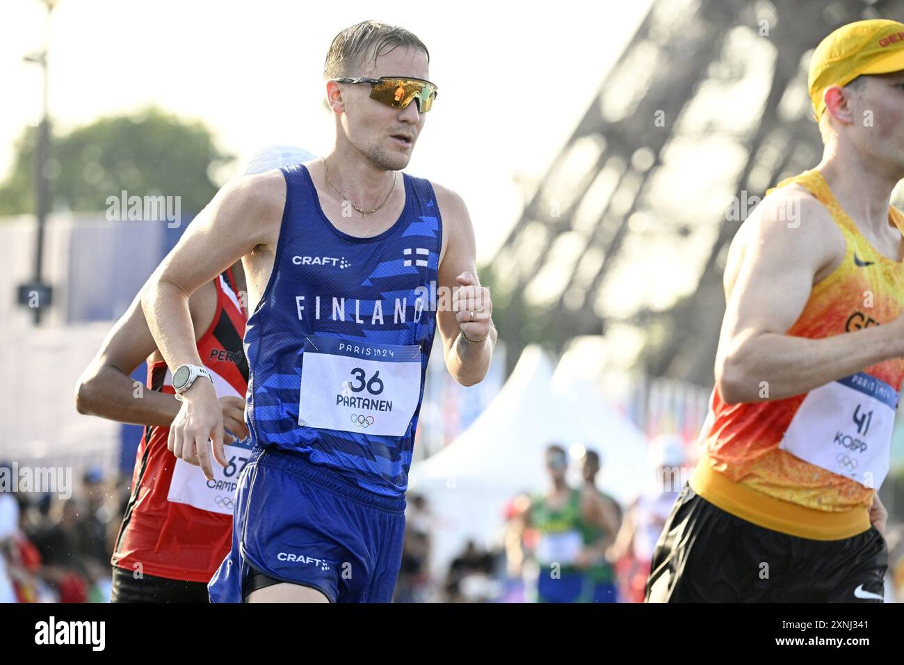 Paris, France. 01st Aug, 2024. Aku Partanen of Finland competes during ...