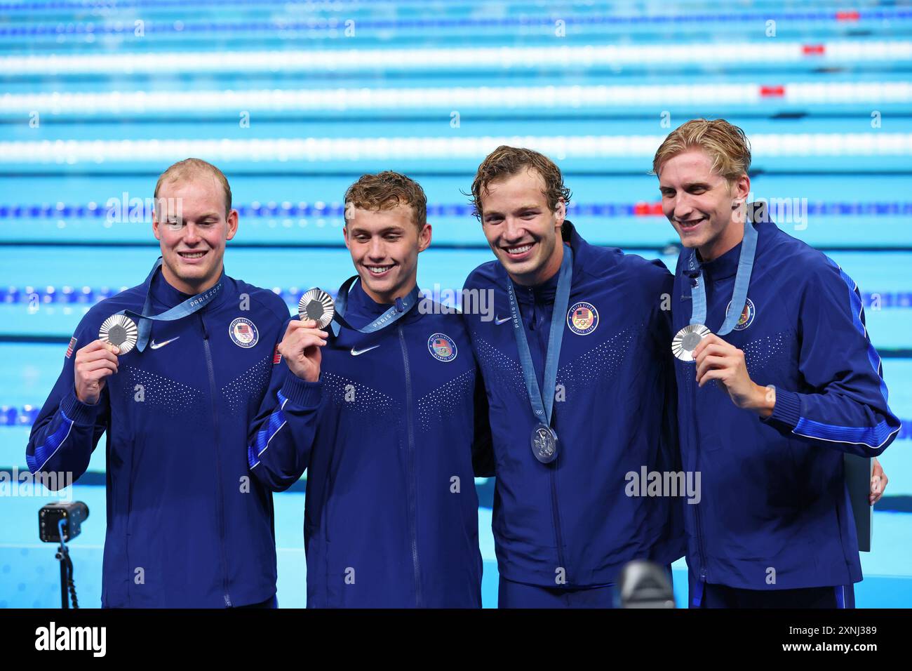 Nanterre, France. 30th July, 2024. (L to R) HOBSON Luke, FOSTER Carson ...