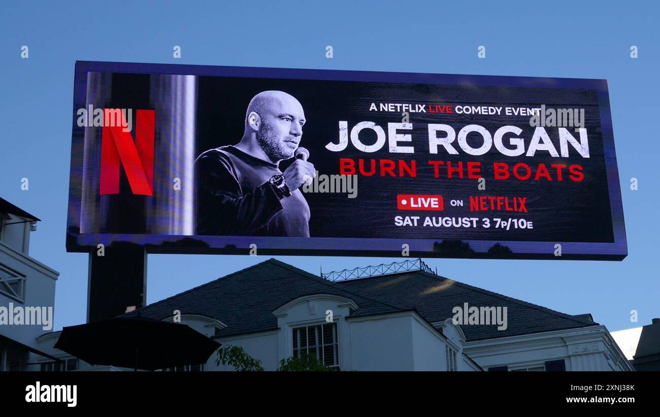 Los Angeles, California, USA 31st July 2024 Joe Rogan Burn the Boats ...