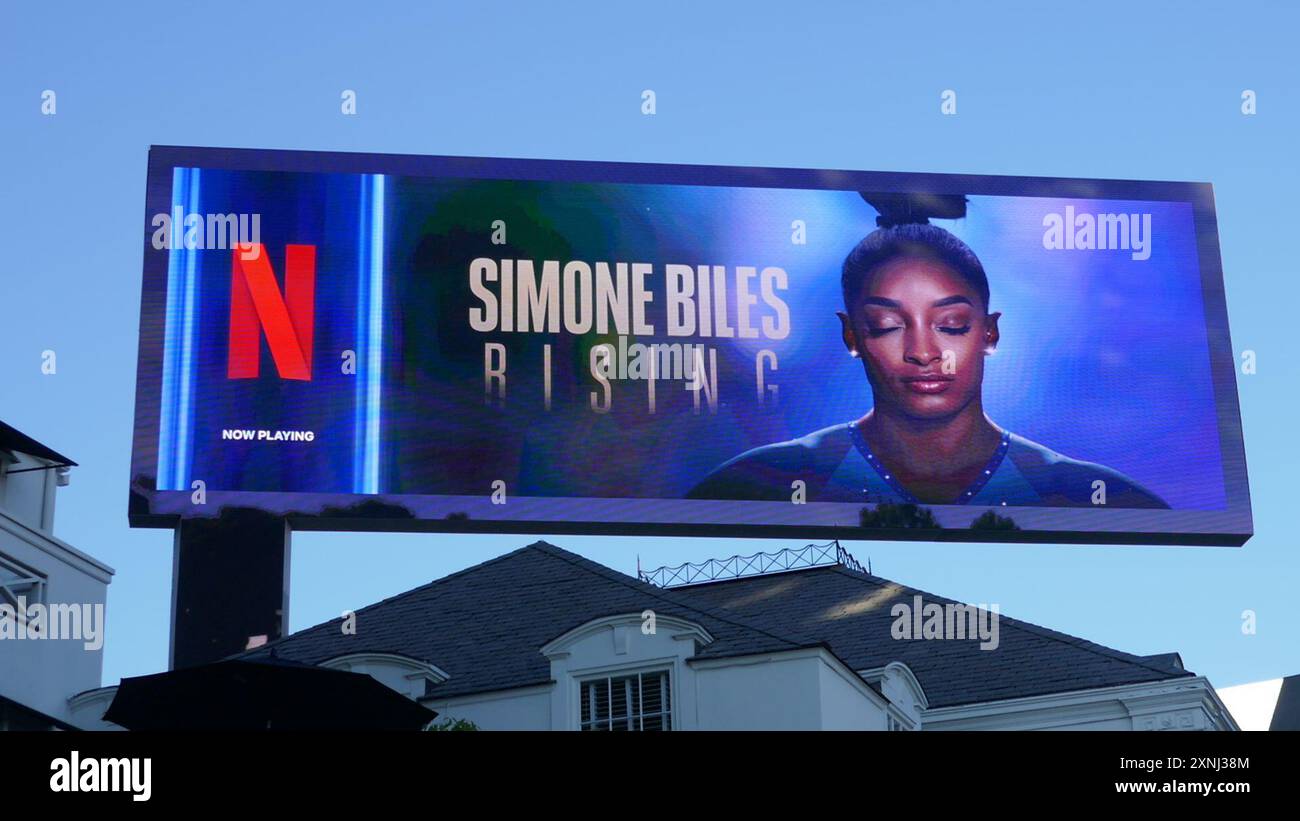 Los Angeles, California, USA 31st July 2024 Olympian Gymnast Simone ...