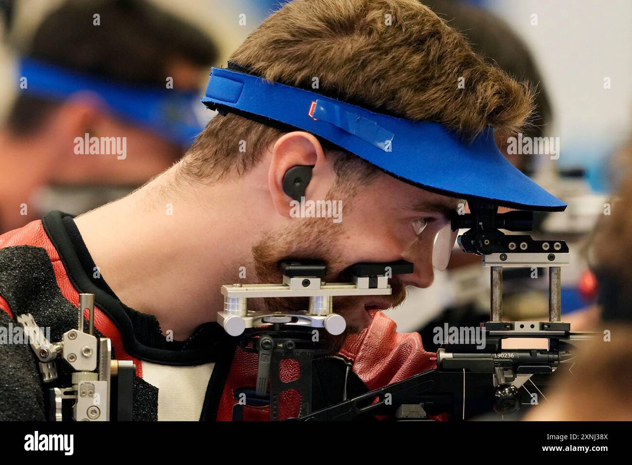 Norway's Jon-Hermann Hegg competes in the 50m rifle 3 positions men's ...