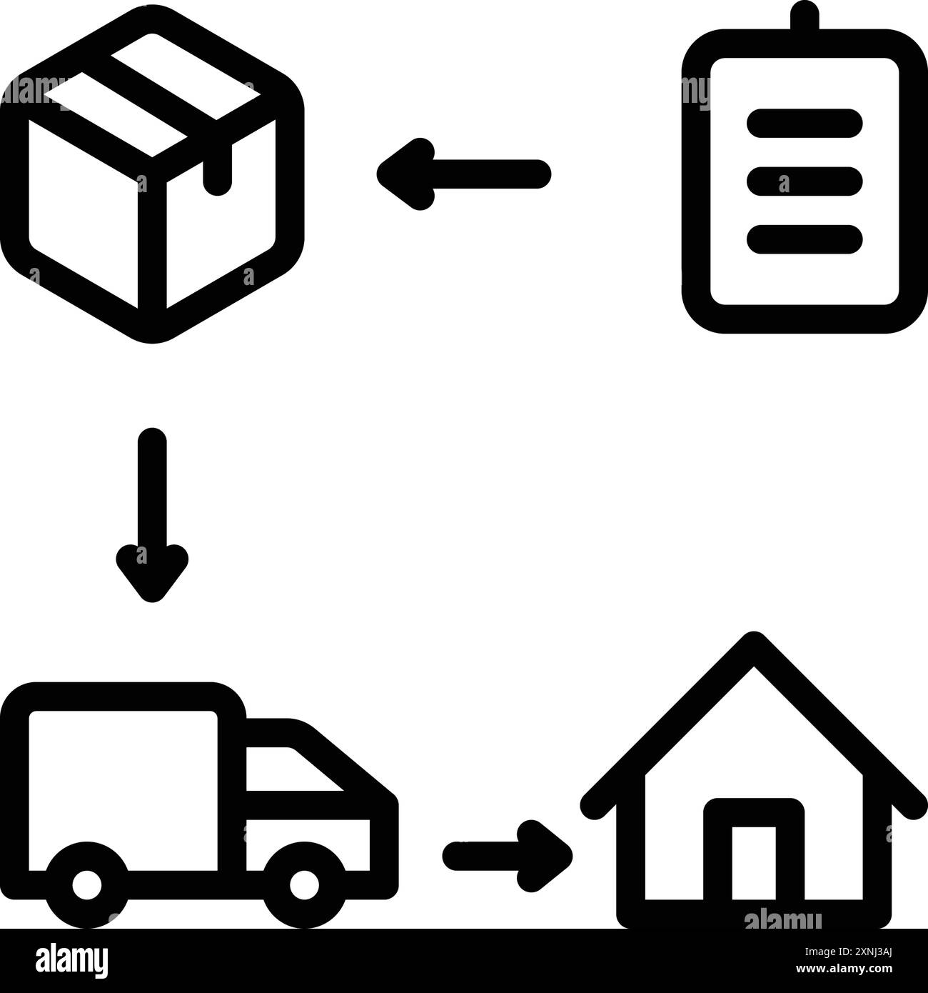Icon for delivery process, delivery Stock Vector Image & Art - Alamy