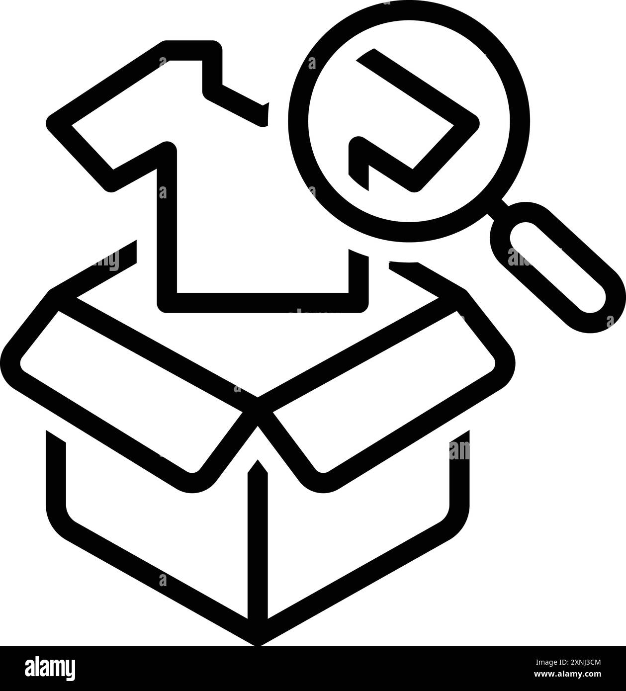 Icon for find product, garment Stock Vector Image & Art - Alamy