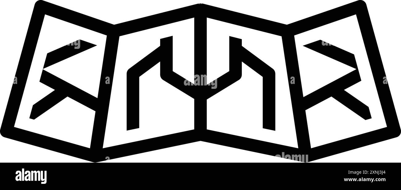 Navigate maps Stock Vector Images - Alamy