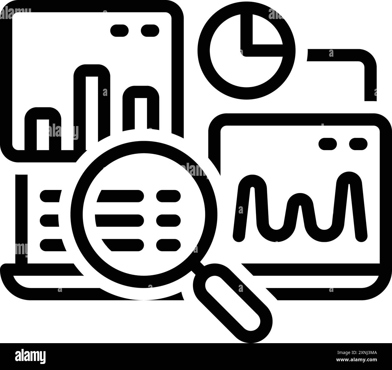 Icon for data analysis, data Stock Vector Image & Art - Alamy