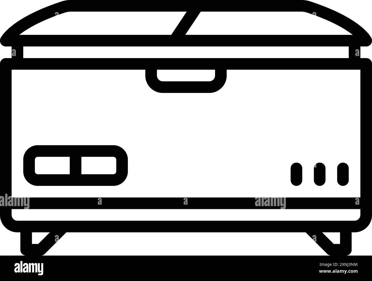 Icon for freezer, chest freezer Stock Vector Image & Art - Alamy