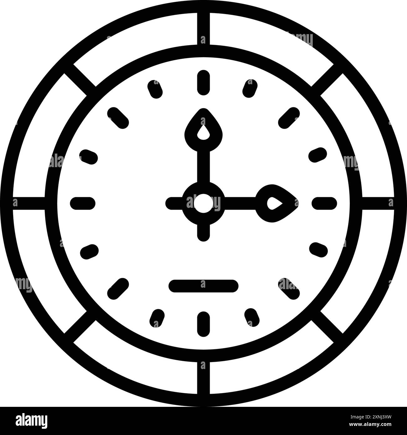 Icon for clock, time Stock Vector Image & Art - Alamy