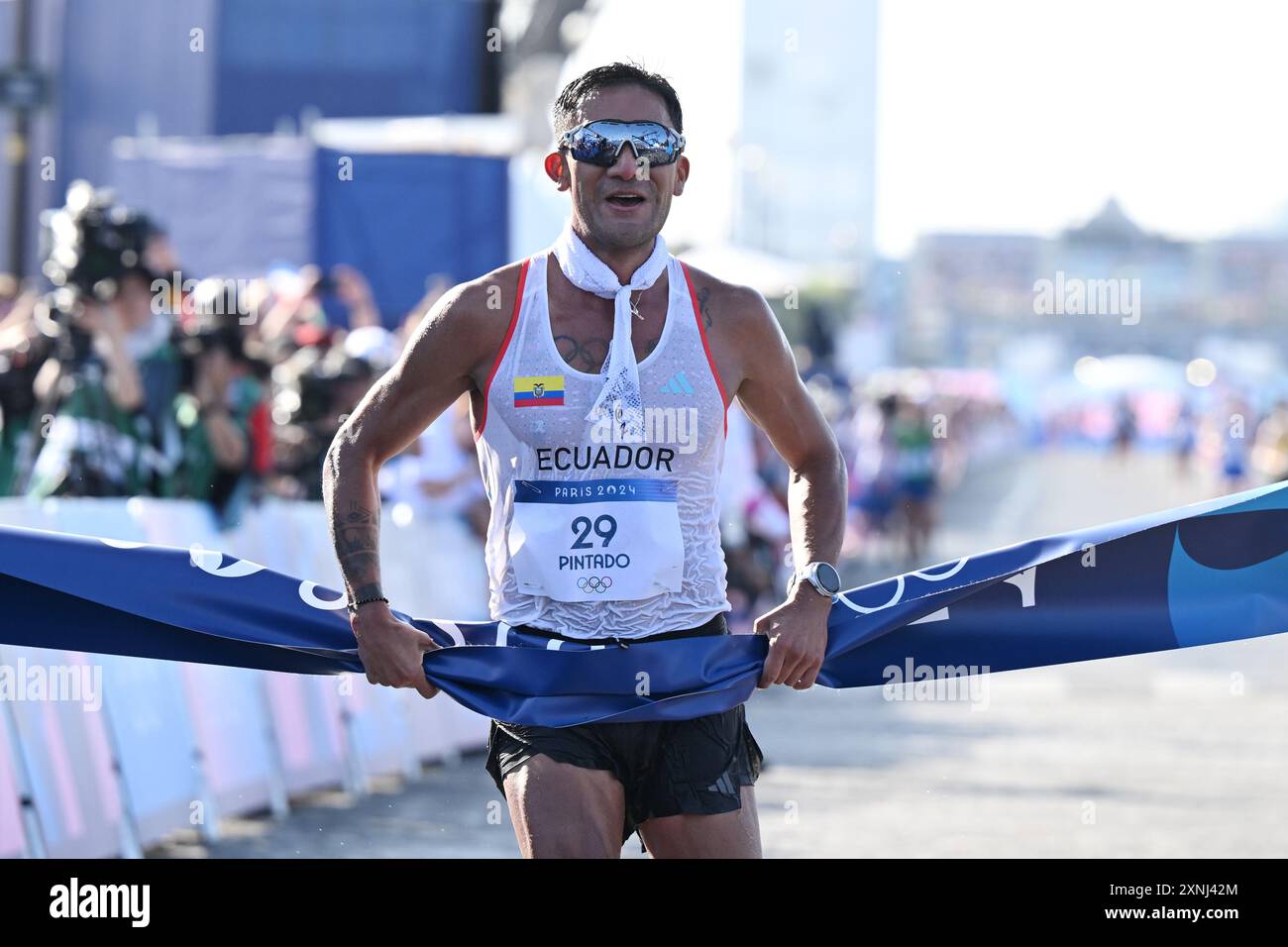 Paris, France. 01st Aug, 2024. Paris 2024, Olympics, athletics, 20 km ...