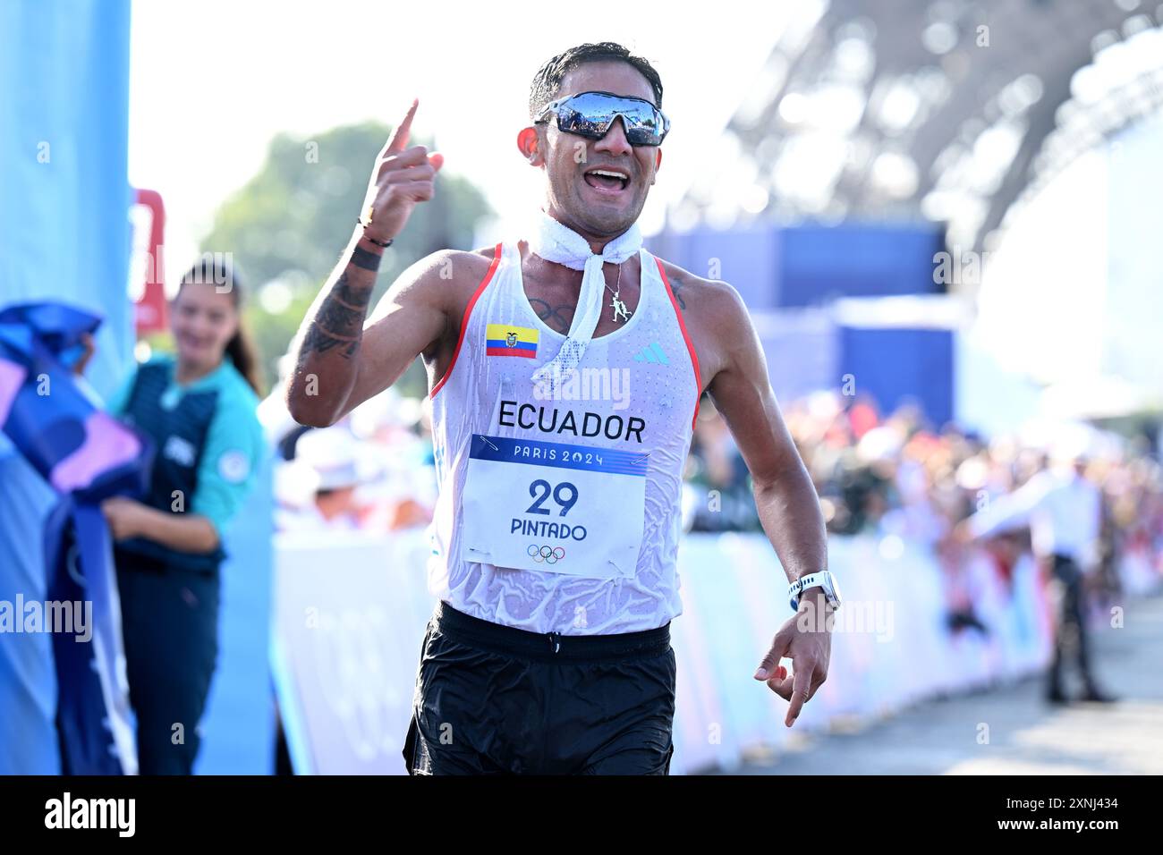 Paris, France. 01st Aug, 2024. Paris 2024, Olympics, athletics, 20 km ...