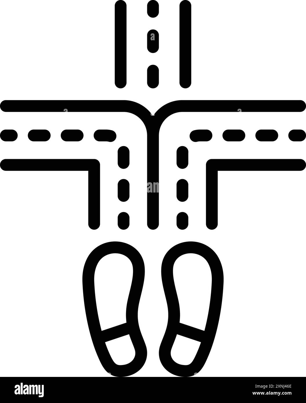 Icon for directions, intersection Stock Vector Image & Art - Alamy