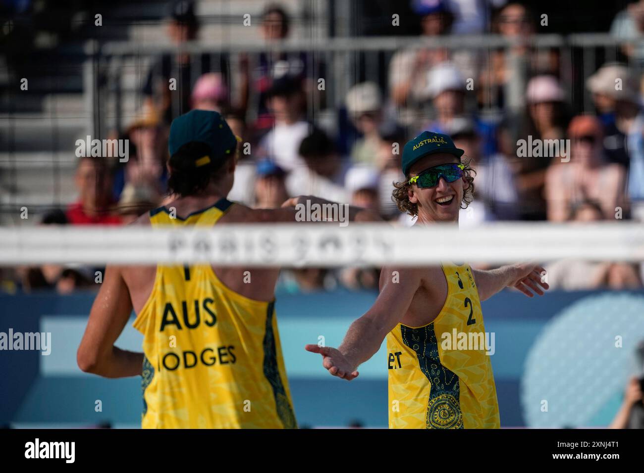 Australia's Zachery Schubert, right, and Thomas Hodges celebrate during ...