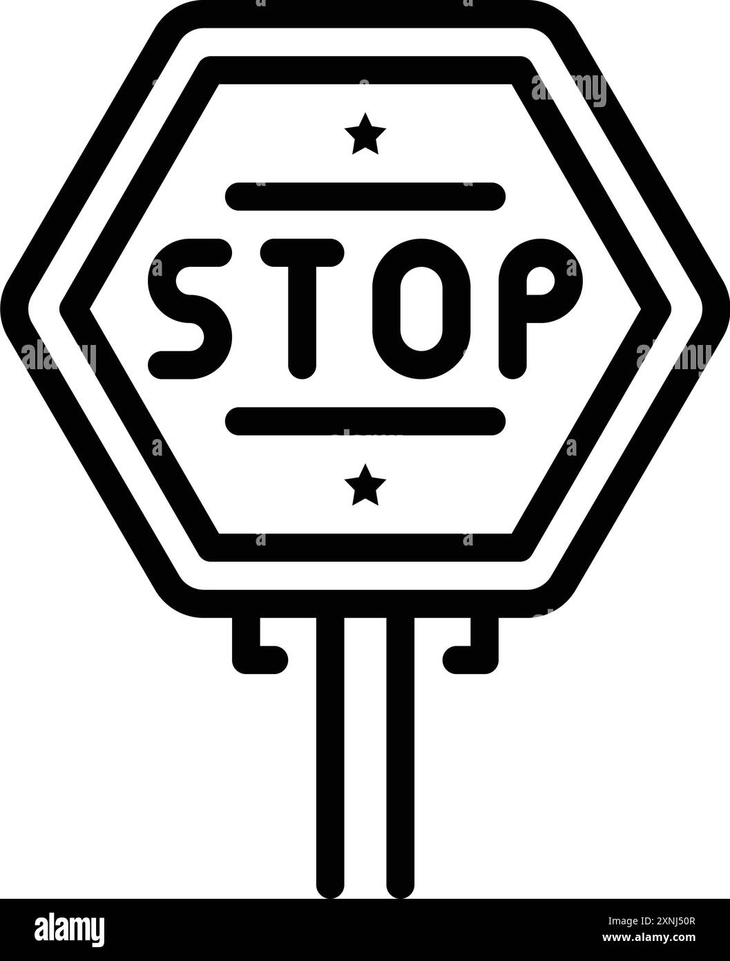 Icon for stop sign, stop Stock Vector Image & Art - Alamy