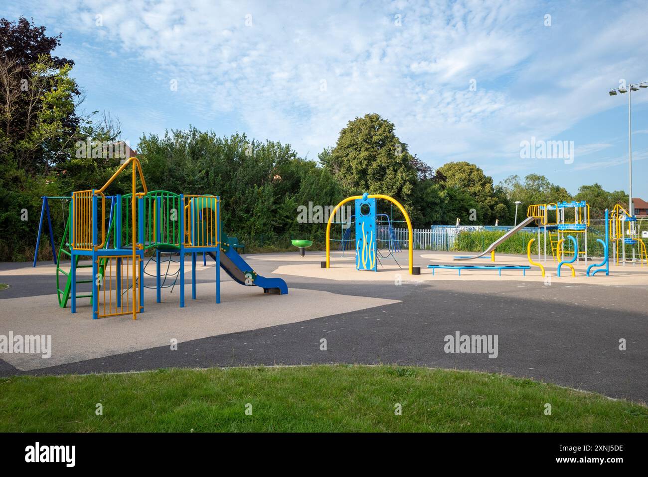Greenbank Road Play Area, Hanham, Bristol Stock Photo - Alamy