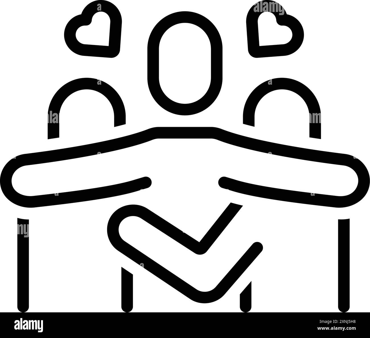 Icon for affection, friendship Stock Vector Image & Art - Alamy