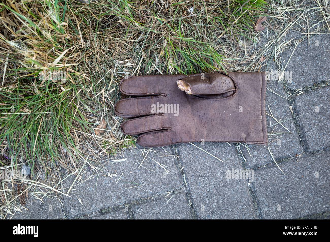 Dropped glove hi-res stock photography and images - Alamy