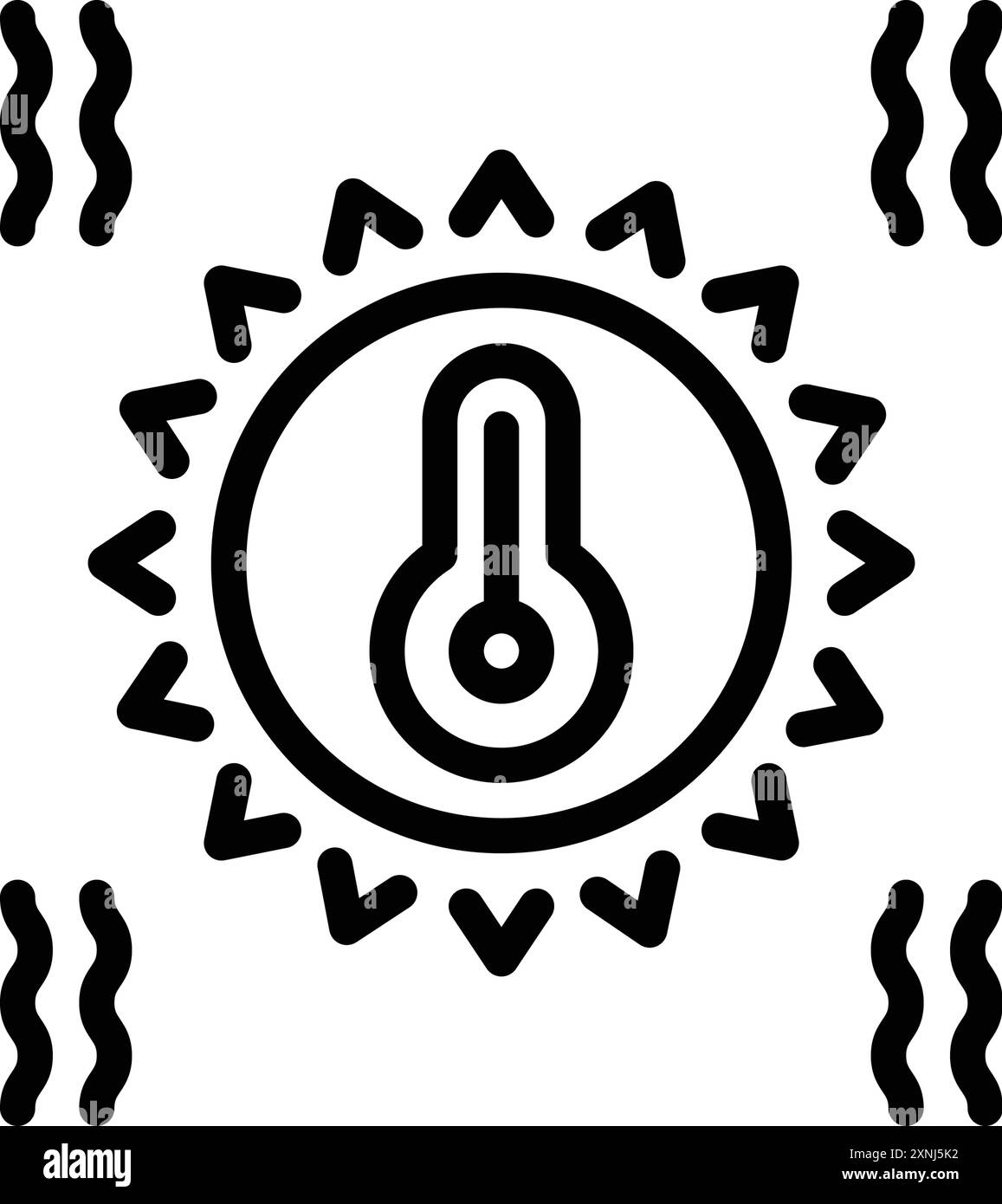 Hot temperature logo Black and White Stock Photos & Images - Alamy