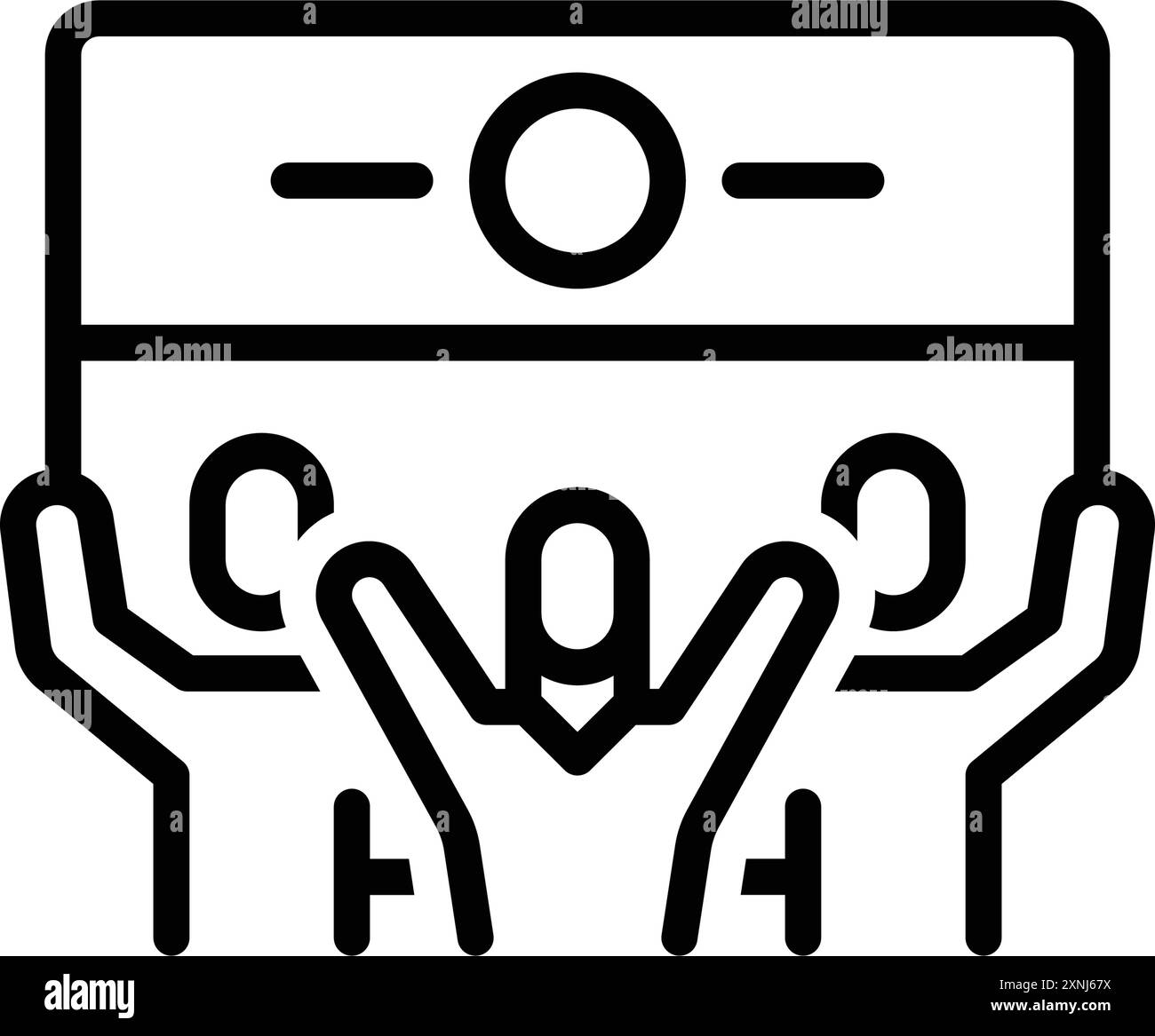 Silhouette protesters Black and White Stock Photos & Images - Alamy