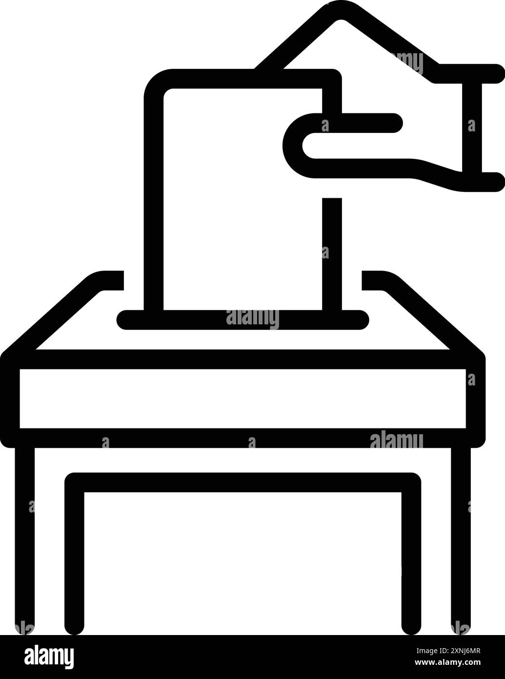Icon for ballot, ballot box Stock Vector Image & Art - Alamy
