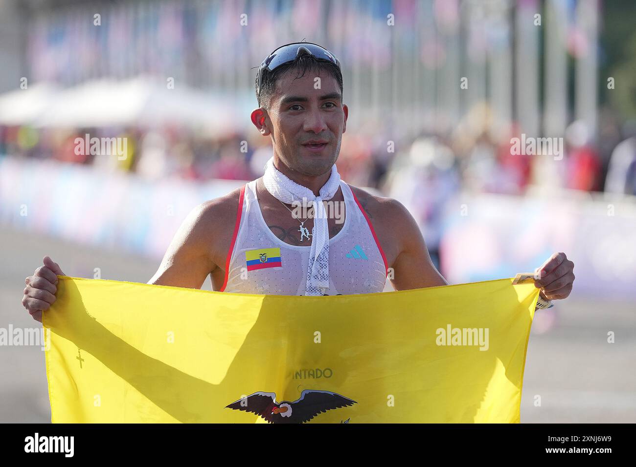 Parigi, France. 01st Aug, 2024. Brian Daniel Pintado ( gold medal ) in ...