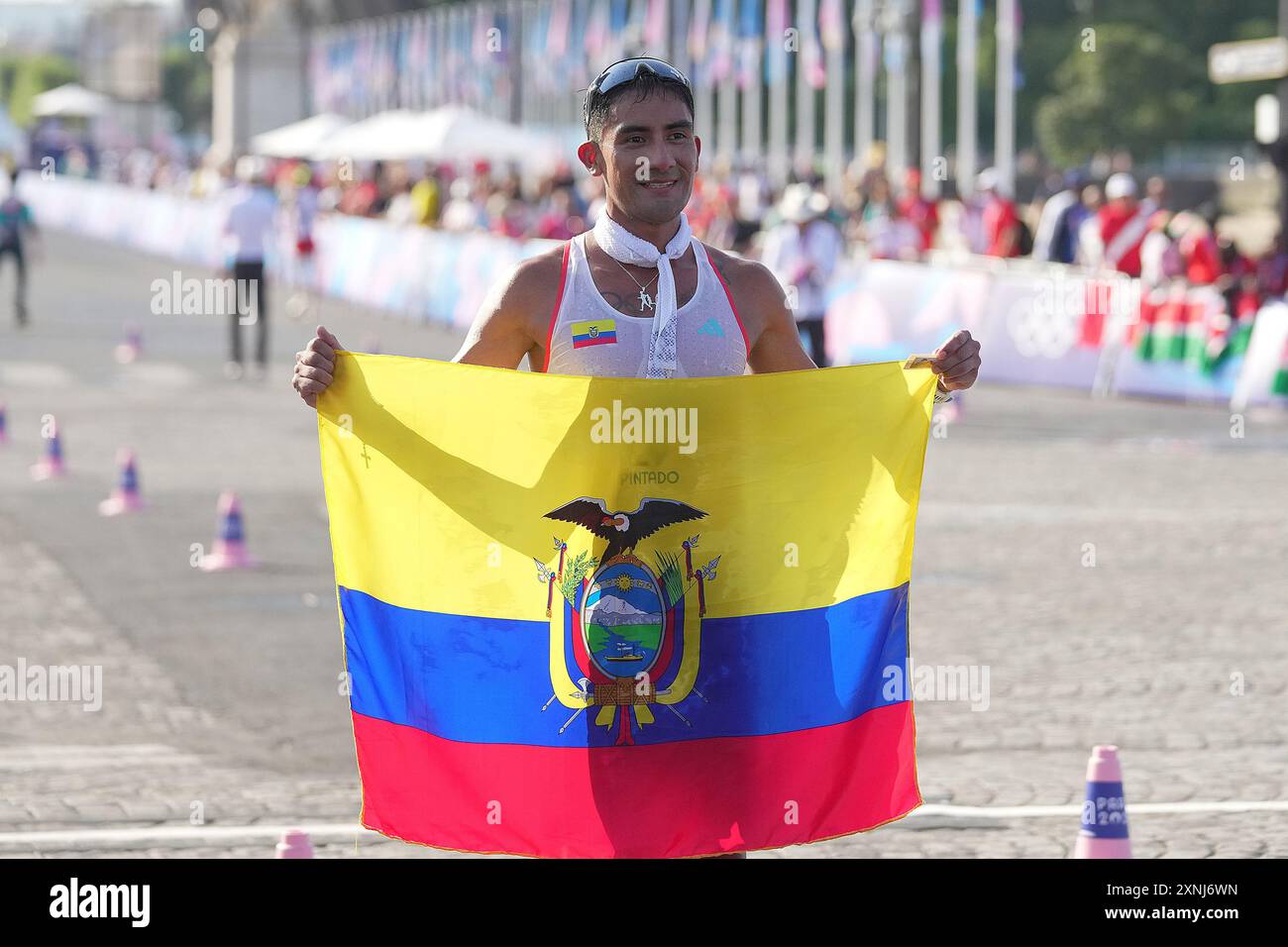 Parigi, France. 01st Aug, 2024. Brian Daniel Pintado ( gold medal ) in ...