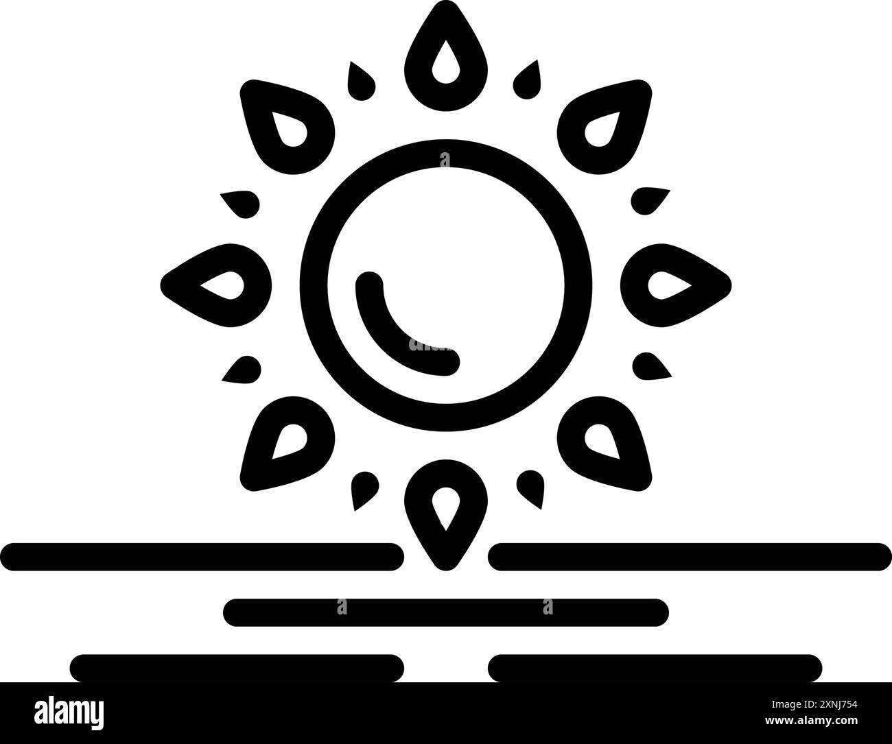 Icon for sunrise, daybreak Stock Vector Image & Art - Alamy