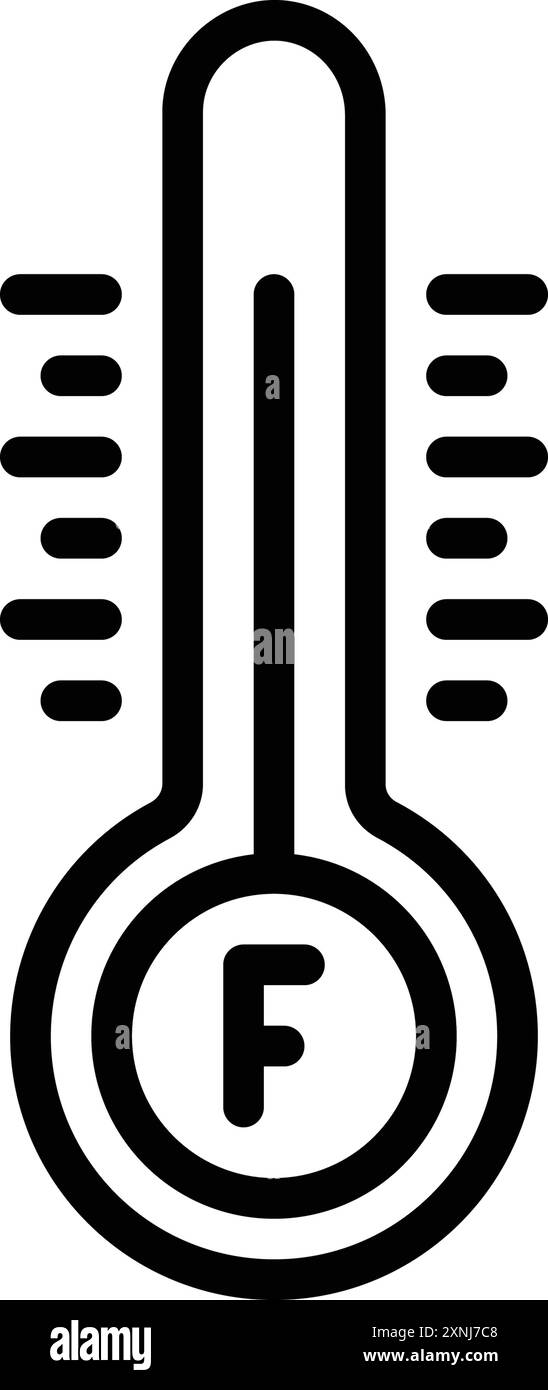 Degree fahrenheit Stock Vector Images - Alamy