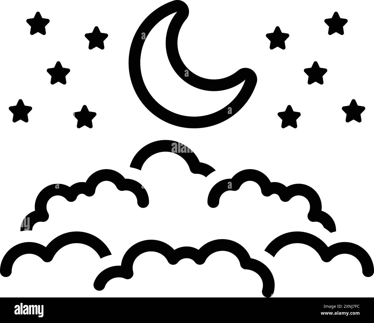 Icon for night, night time Stock Vector Image & Art - Alamy